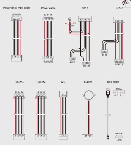 [알씨뱅크] [Cubepilot] The Cube Standard Cable Set 픽스호크